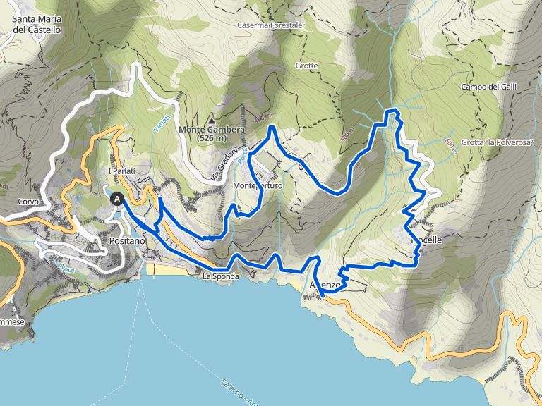The staircase of Arienzo, Nocelle and Montepertuso – loop from Positano ...